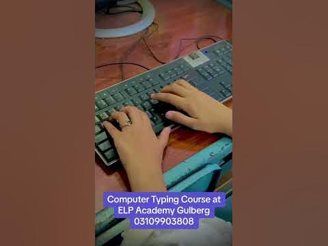 Computer typing speed course - YouTube