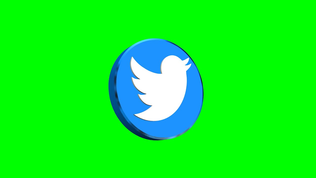 Twitter Logo Green Screen - YouTube