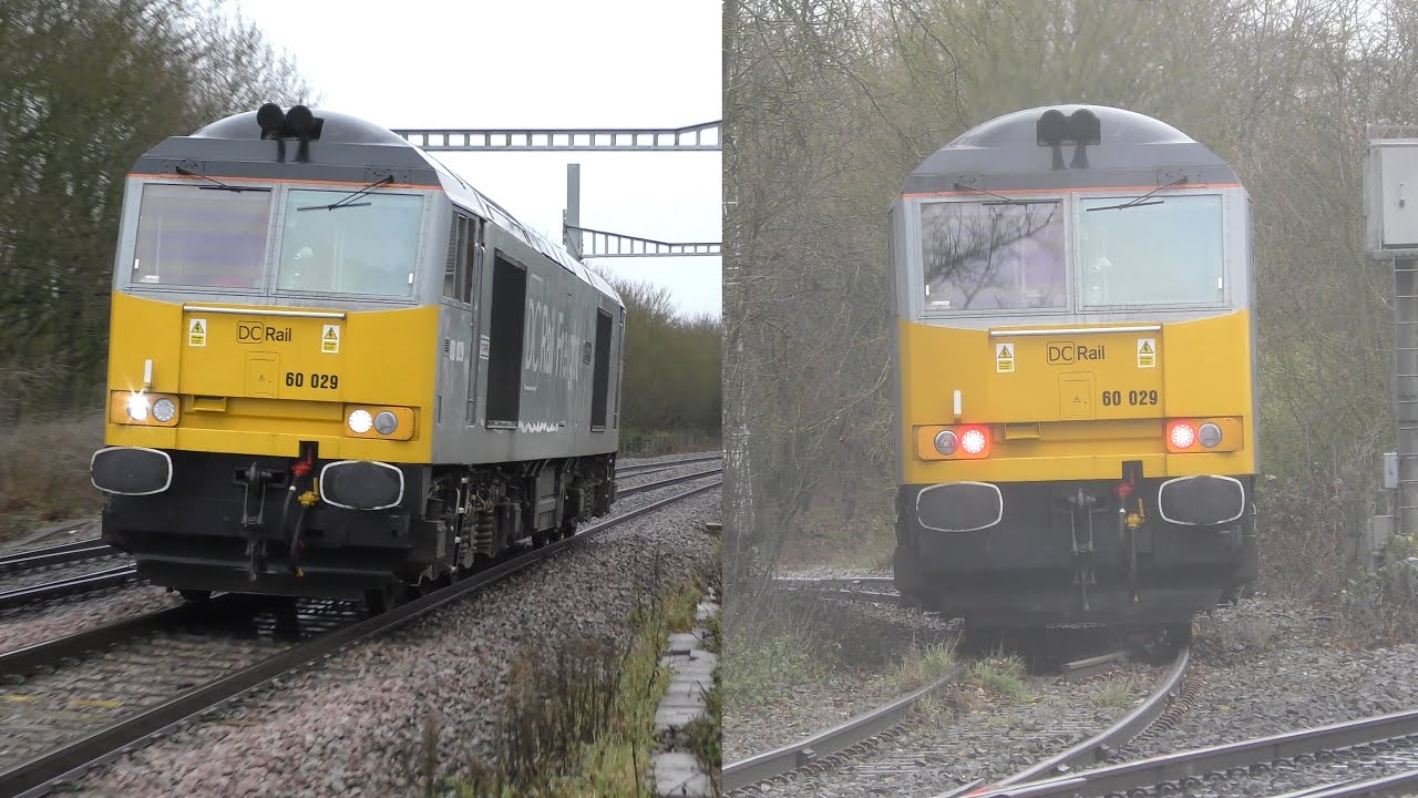 Class 60 029 arriving at Appleford Sidings 28/12/2022 - YouTube