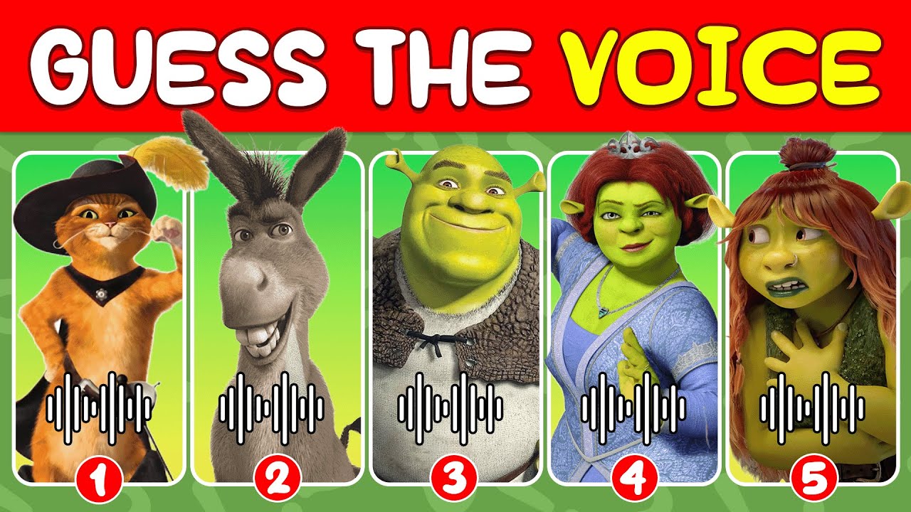 Guess the Shrek Characters by Their Voice! | Shrek Quiz - YouTube