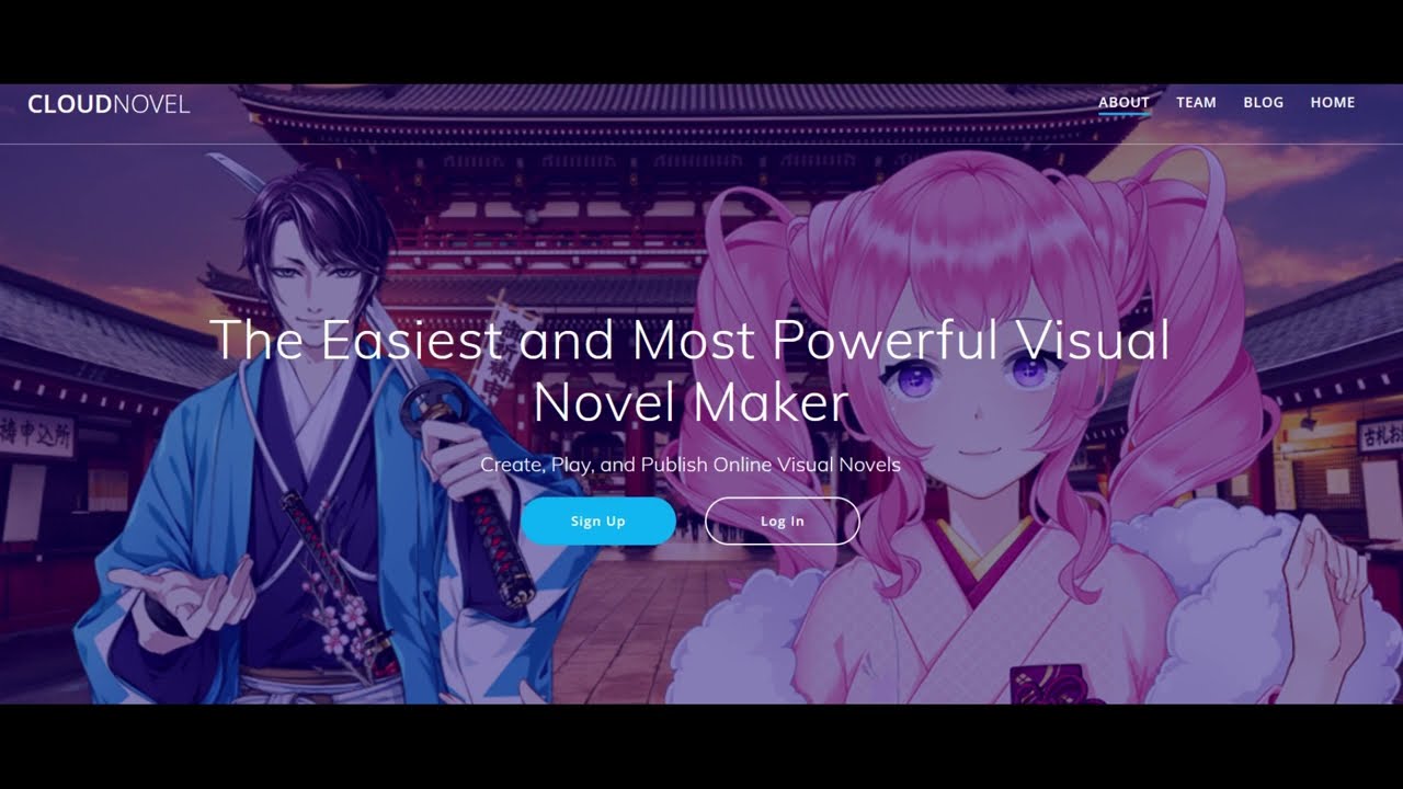 Cloudnovel Visual Novel Software Review Youtube