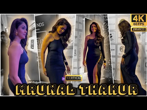 #mrunalthakur at award show | 4k enhanced vertical edit | actress vertical edit |actress award show