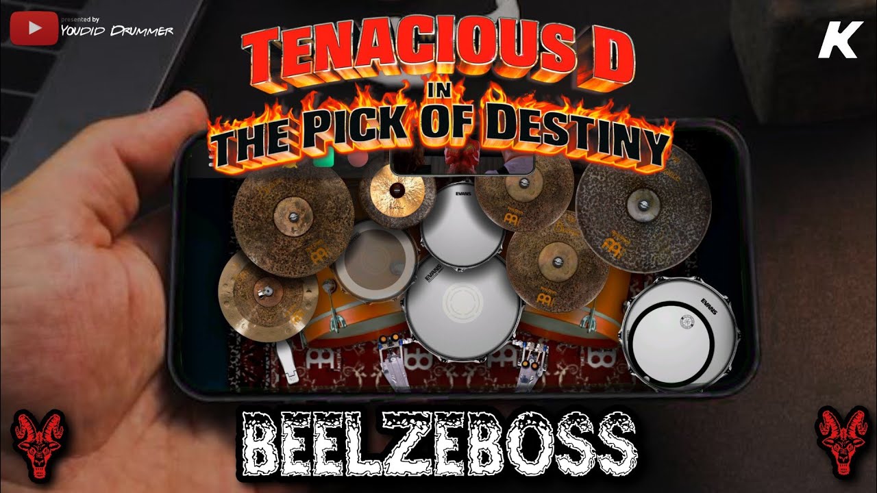 Tenacious D - Beelzeboss - Real Drum Cover - YouTube