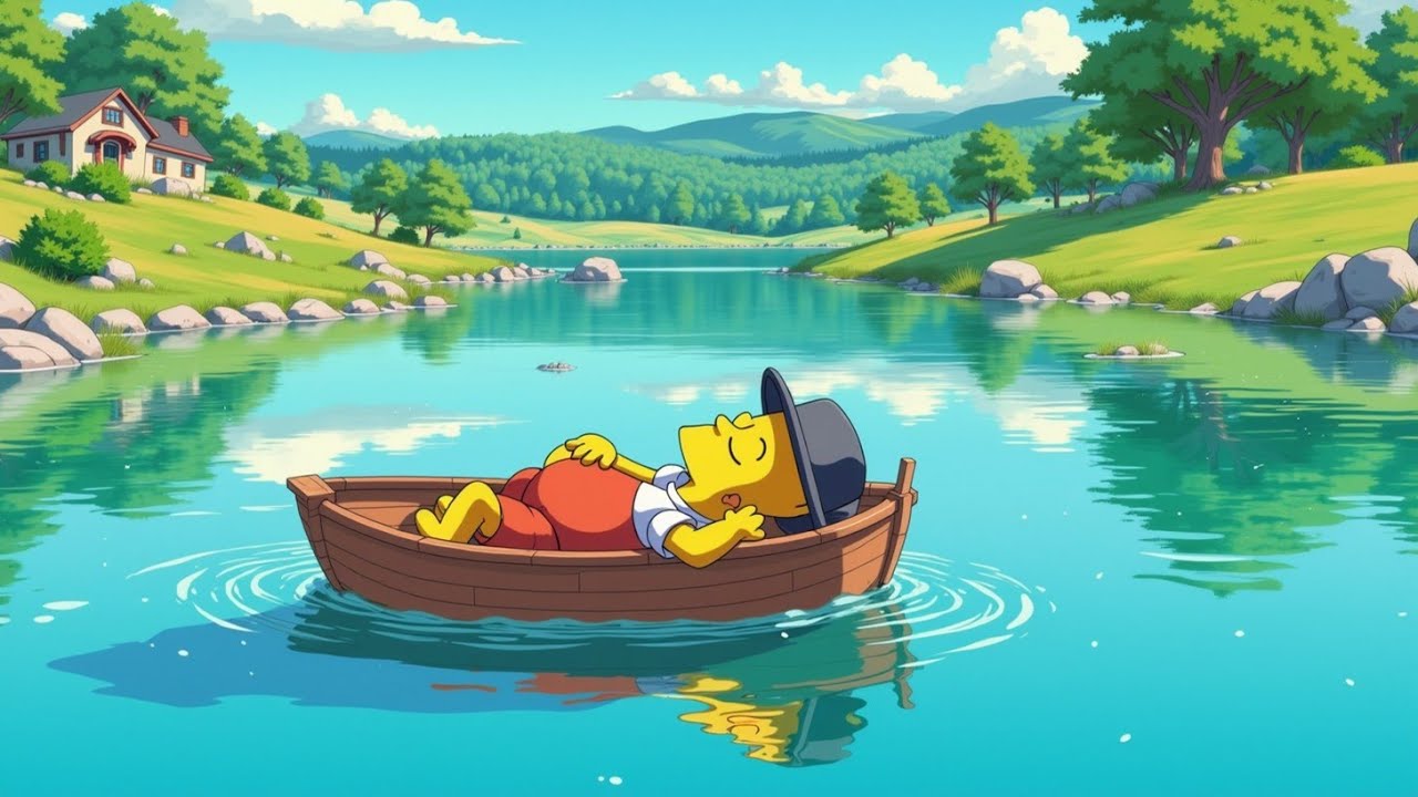 Relaxing with Bart Lofi Hip Hop 🎧 Soothing Nature Sounds for Study ...