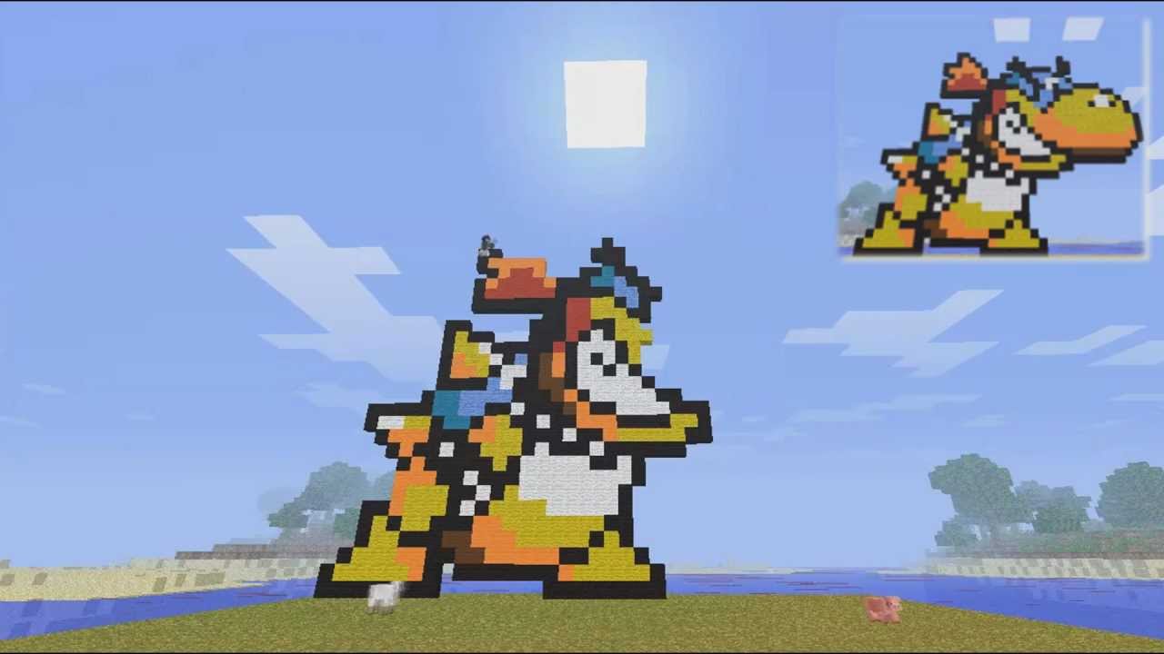 Building Minecraft - Baby Bowser - YouTube