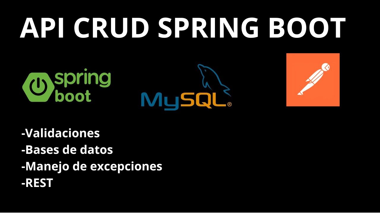 Cómo hacer un CRUD completo con Spring Boot REST + MySQL | Validaciones ...
