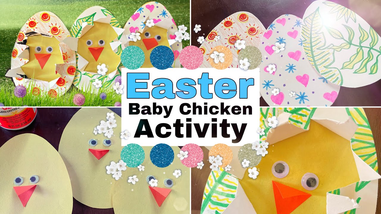 Cute Baby Easter Chick Activity - YouTube