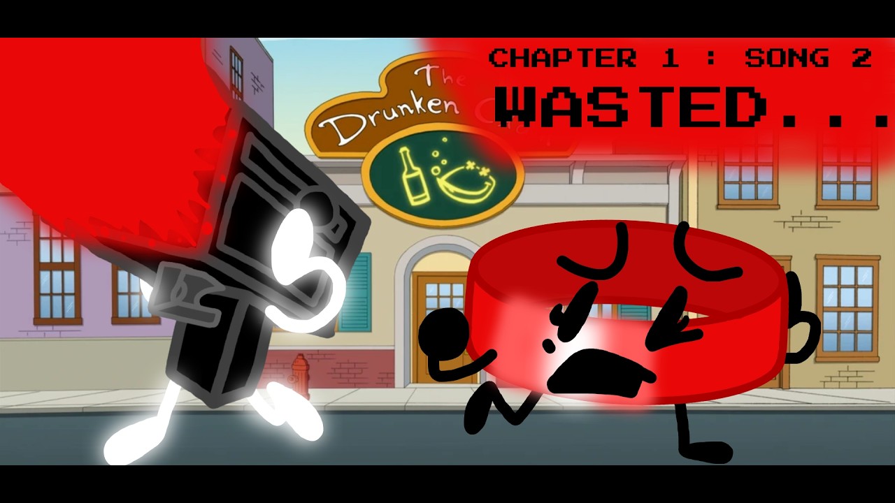 FNF : UC BFDI (My OC's) - Chapter 1 Song 2 : WASTED [ Cappy VS. The ...