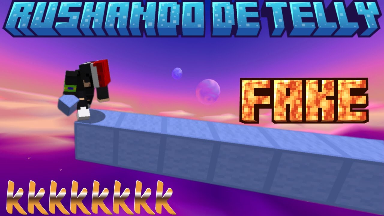 rushando com telly fake no bed wars - YouTube