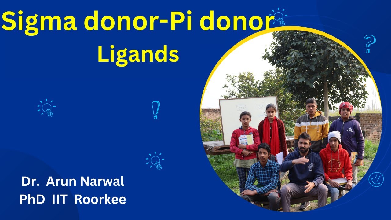 Sigma donor -pi donor ligands / Coordination chemistry / Dr. Arun ...