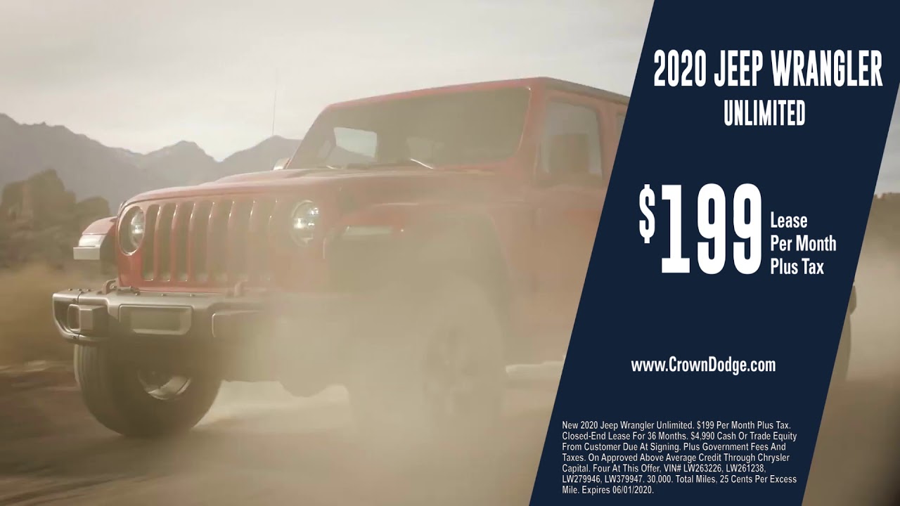 Crown CDJR JEEP - May Offers - YouTube