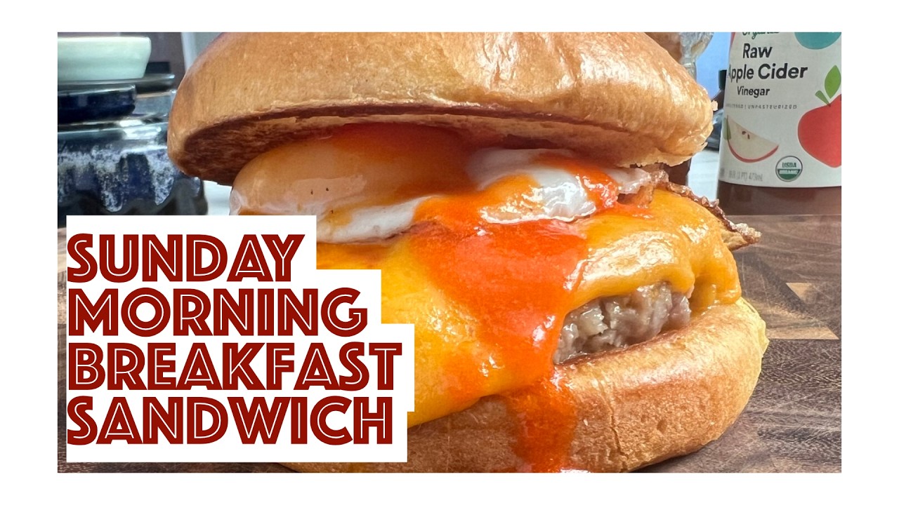Sunday Morning Breakfast Sandwich - YouTube