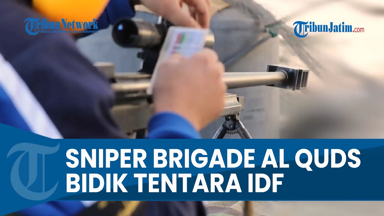 MOMEN PASUKAN SNIPER BRIGADE AL QUDS BIDIK TENTARA IDF DI GARIS DEPAN ...