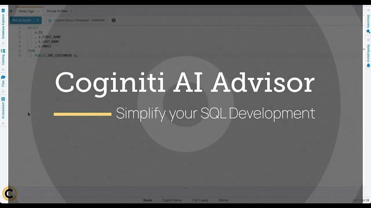 Simplify SQL Development with Coginiti AI Advisor - YouTube
