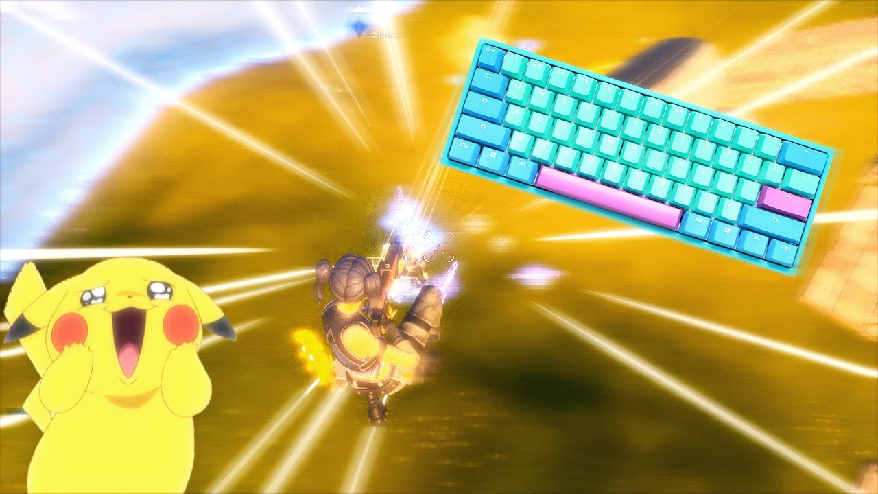 satisfying keyboard sounds+lofi pokemon hip hop (cherry mx red switches ...