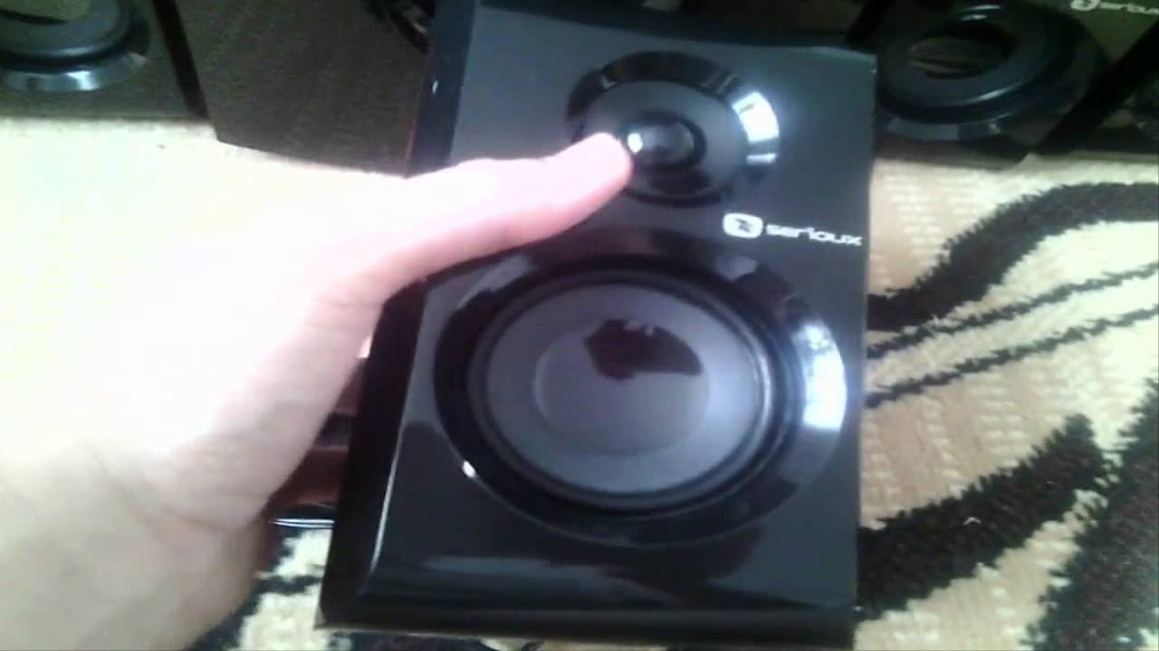 Unboxing Boxe Serioux SoundBoost sistem 5 1 140 W RMS - YouTube