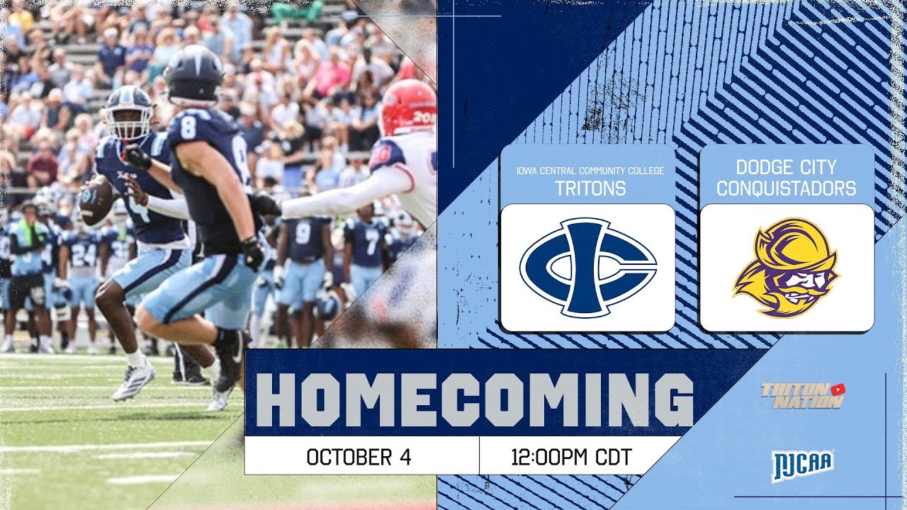 Iowa Central Football: Tritons vs Dodge City Community College ...