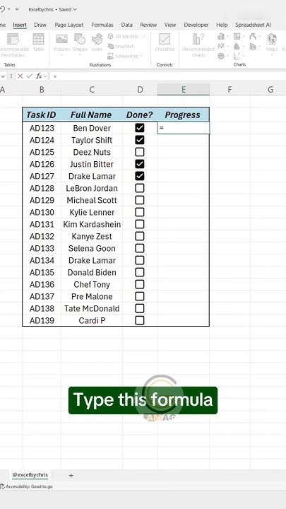 Use Checkboxes in Excel ‼️#computer #knowledge #excel #viralpage #like4likes #shorts - YouTube