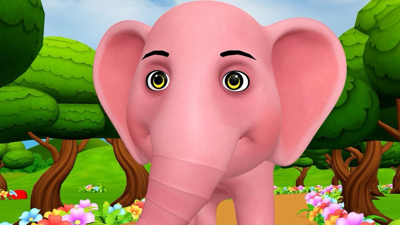 EK MOTA HATHI JHOOM KE CHALA - Hindi cartoon songs for kids - YouTube