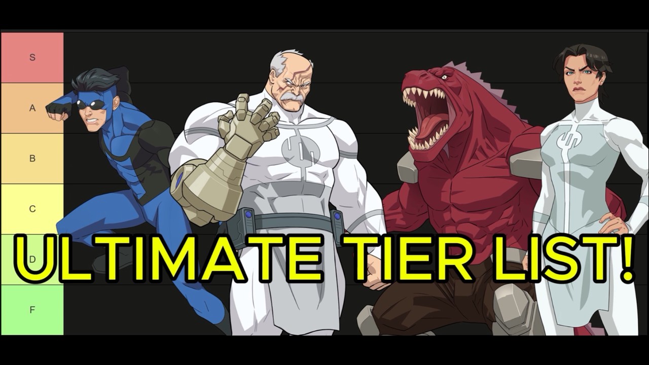 THE ULTIMATE TIER LIST - Invincible: Guarding the Globe - YouTube