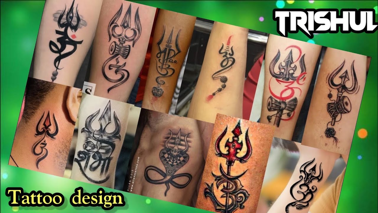 Om and trishul tattoo // Om trishul tattoo on hand // tattoo design ...