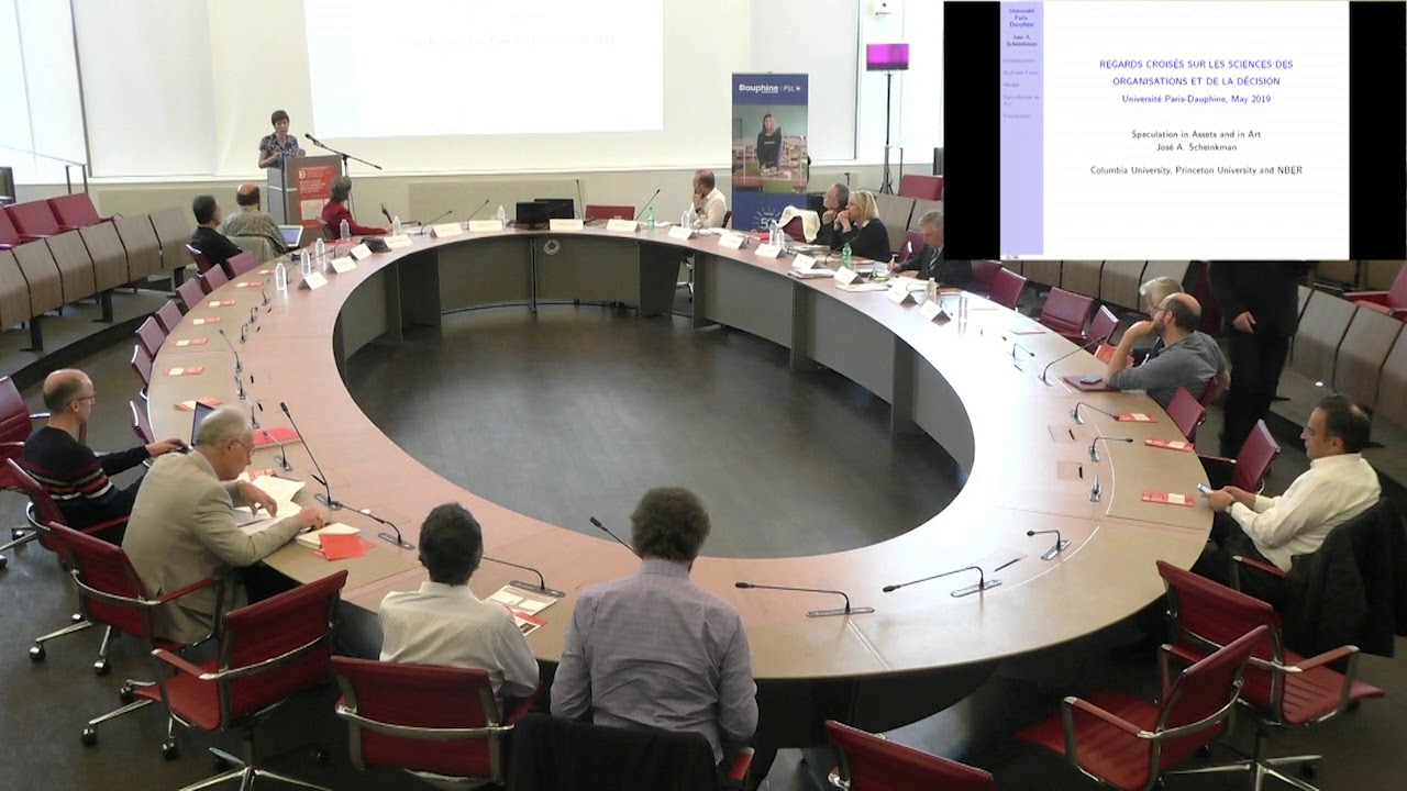Speculation in financial assets and in art par José A. Scheinkman - YouTube
