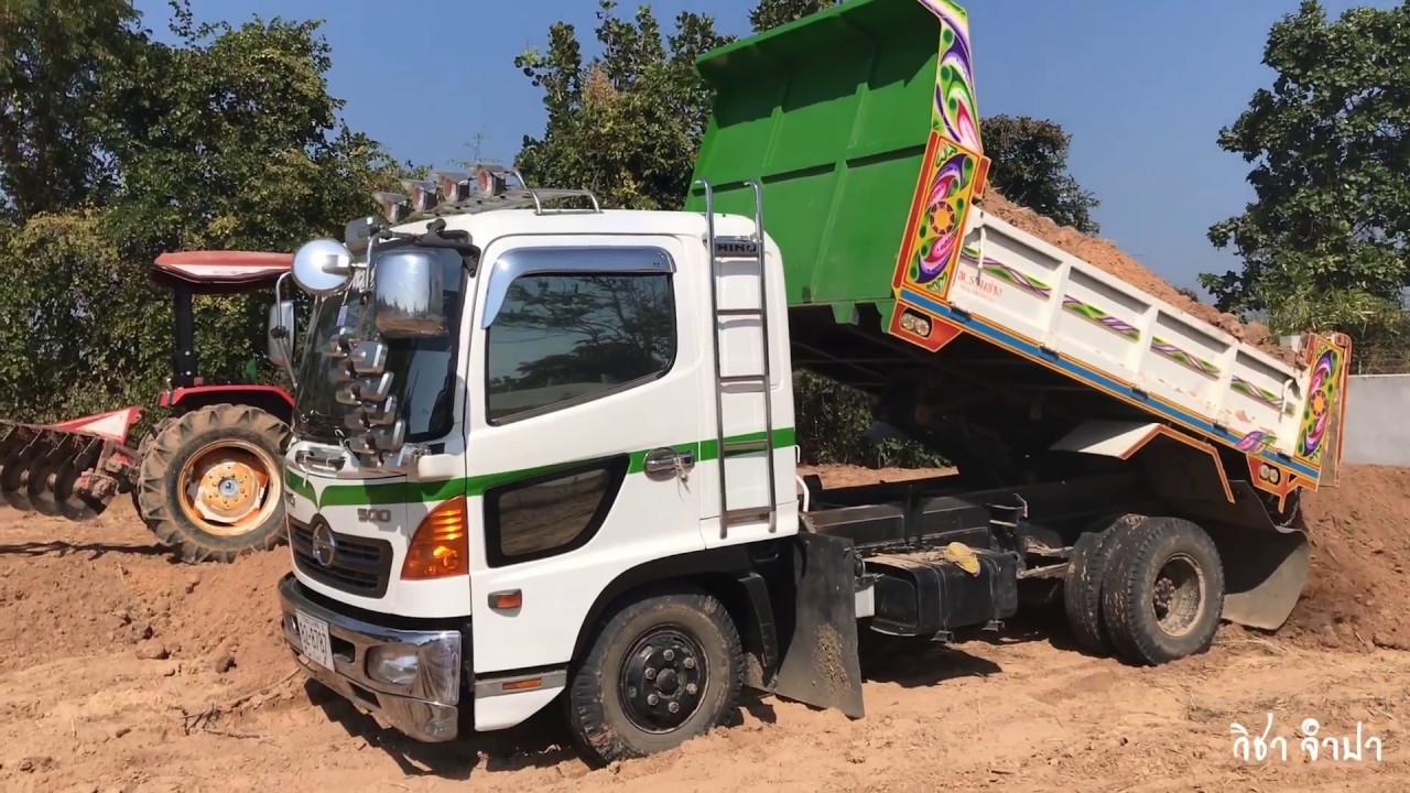 รถดั้มฮีโน่ ดั้มดิน | HINO 500 | DUMP TRUCK - YouTube