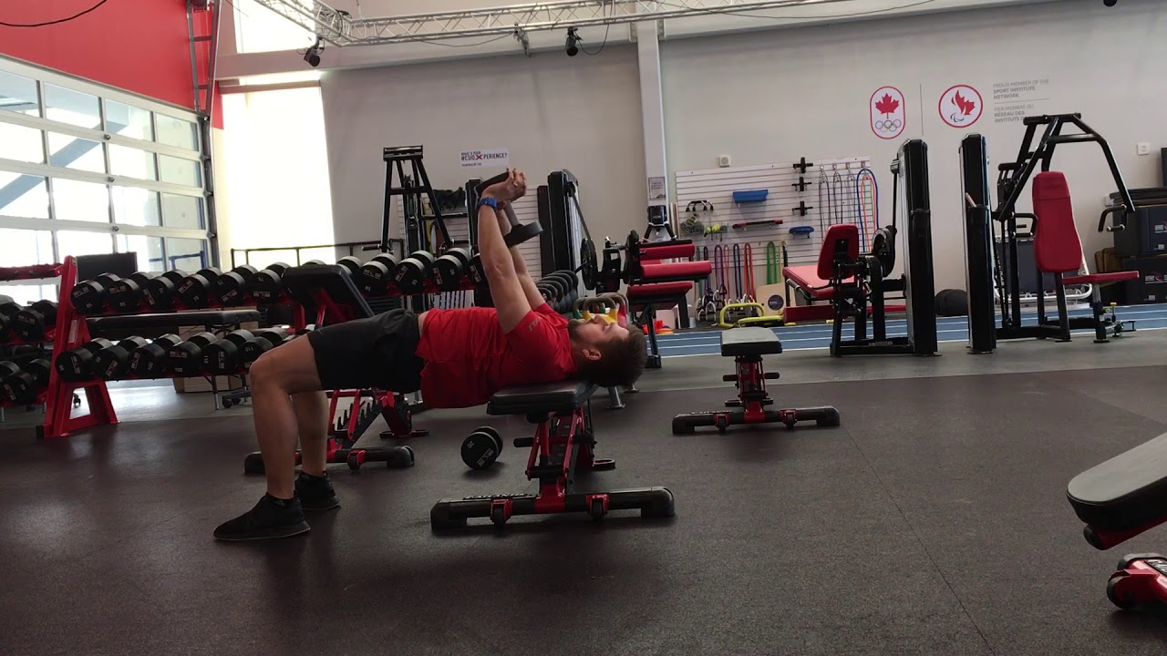 Hip Bridge DB Pullover - YouTube