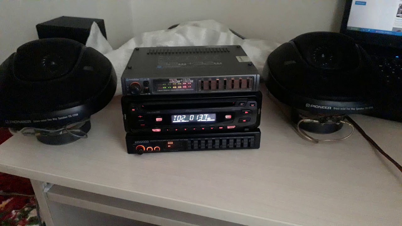 PIONEER DEH-1730R - #PİONEER TS-1750 - roadstar eq 250 - YouTube