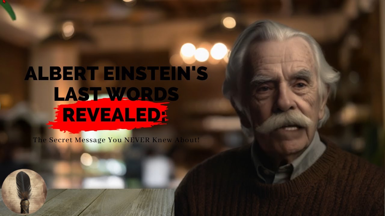 ALBERT EINSTEIN'S LAST WORDS REVEALED: The Secret Message You NEVER ...