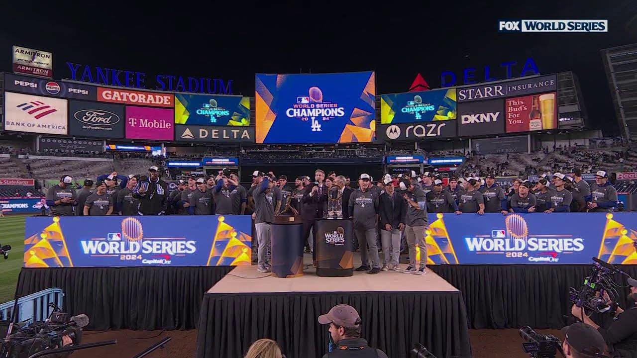Dodgers Win 2024 World Series (Final Inning / Celebrations / World ...