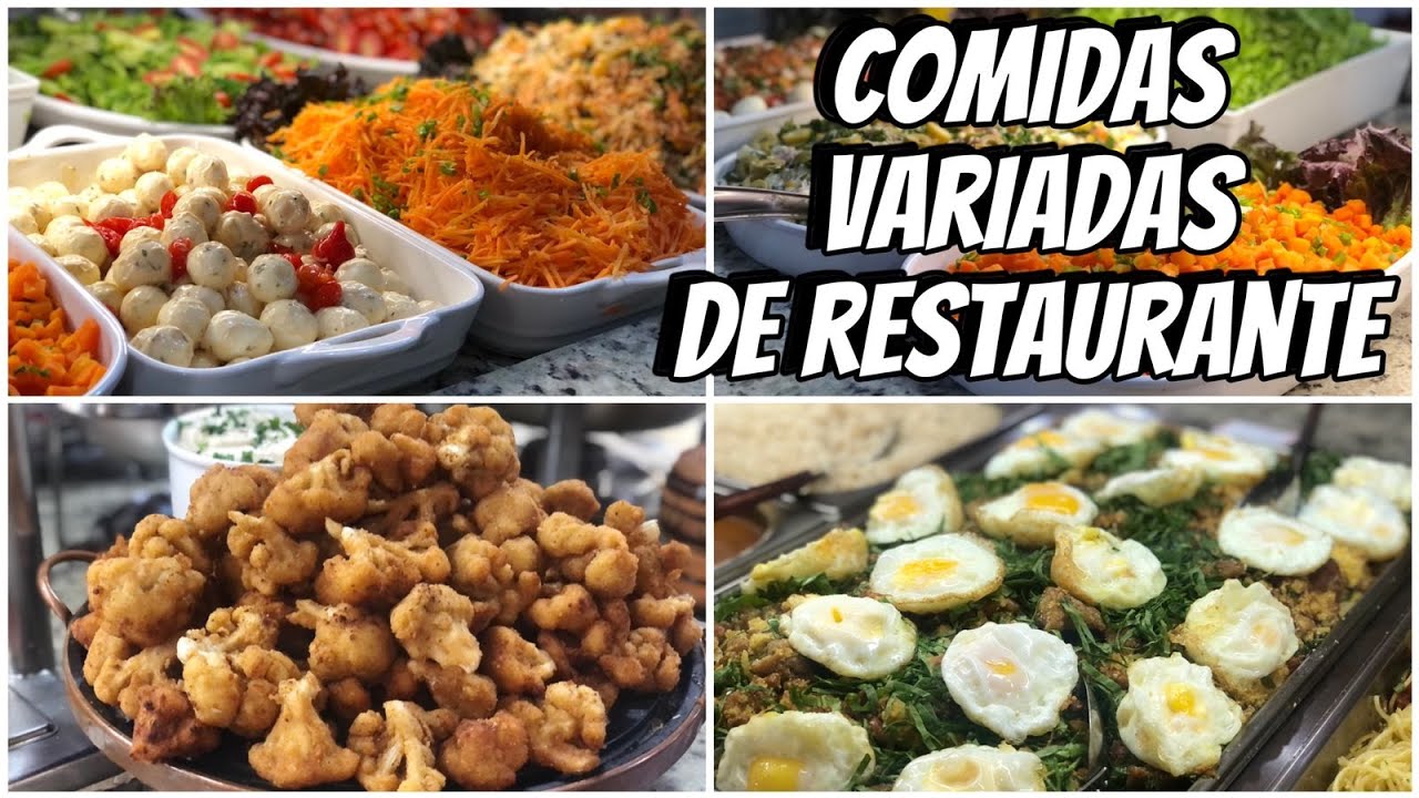 SELF SERVICE COMPLETO DE COMIDAS E SALADAS DE RESTAURANTE - YouTube
