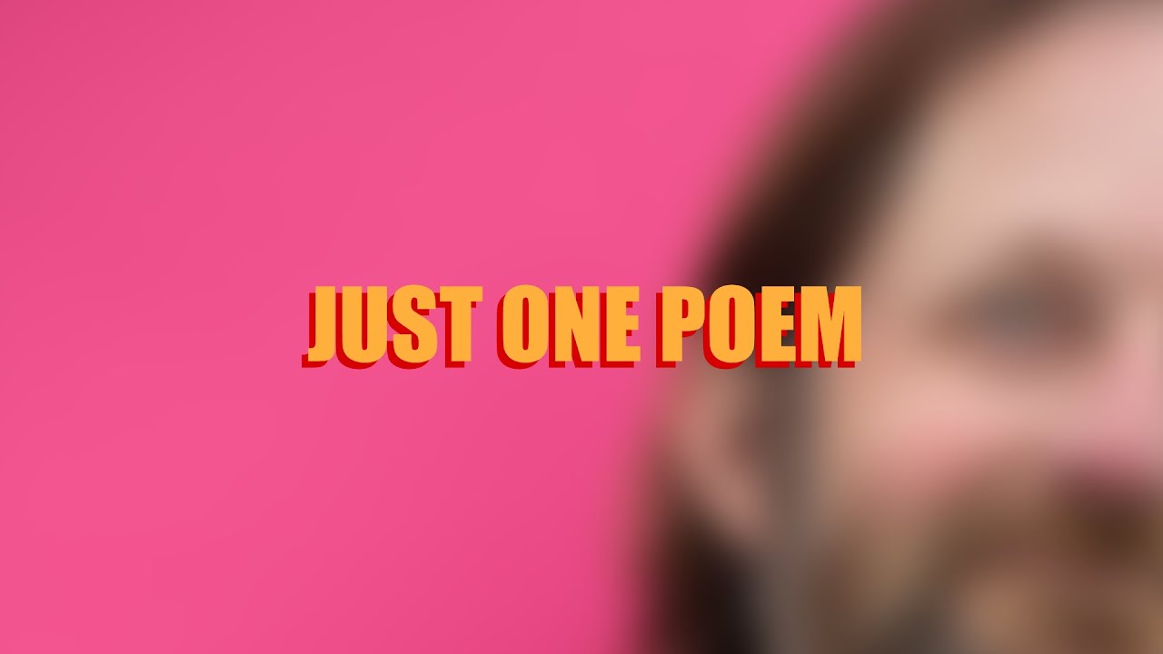 Just One Poem - the trailer - YouTube