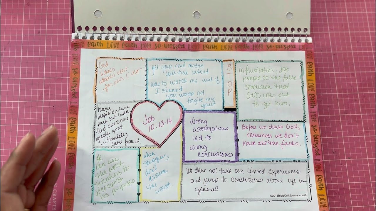 Making a Bible Quilt - YouTube