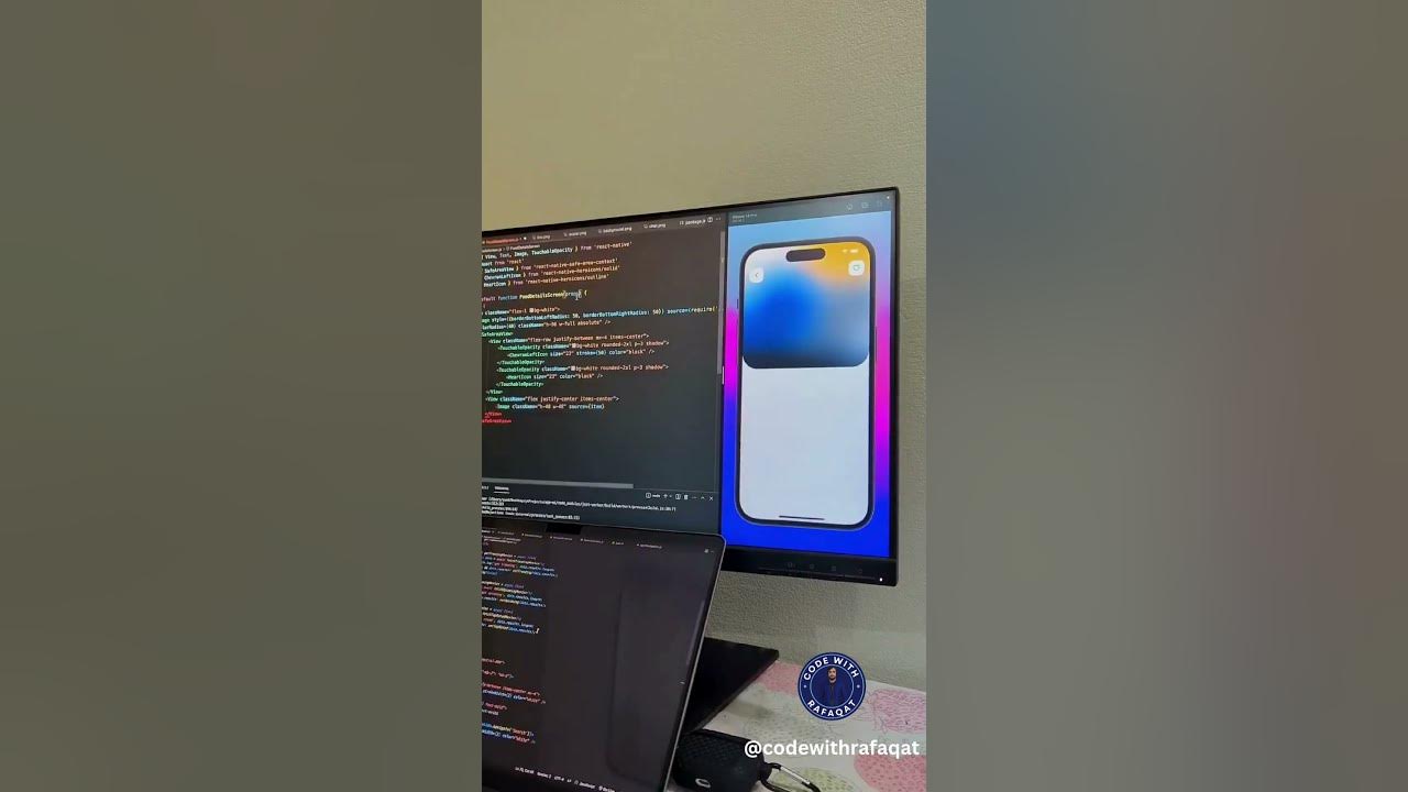 Fast Food App in React Native 🔥 #shorts #reactnative #expo #reactjs #app #ui || @codewithrafaqat ...