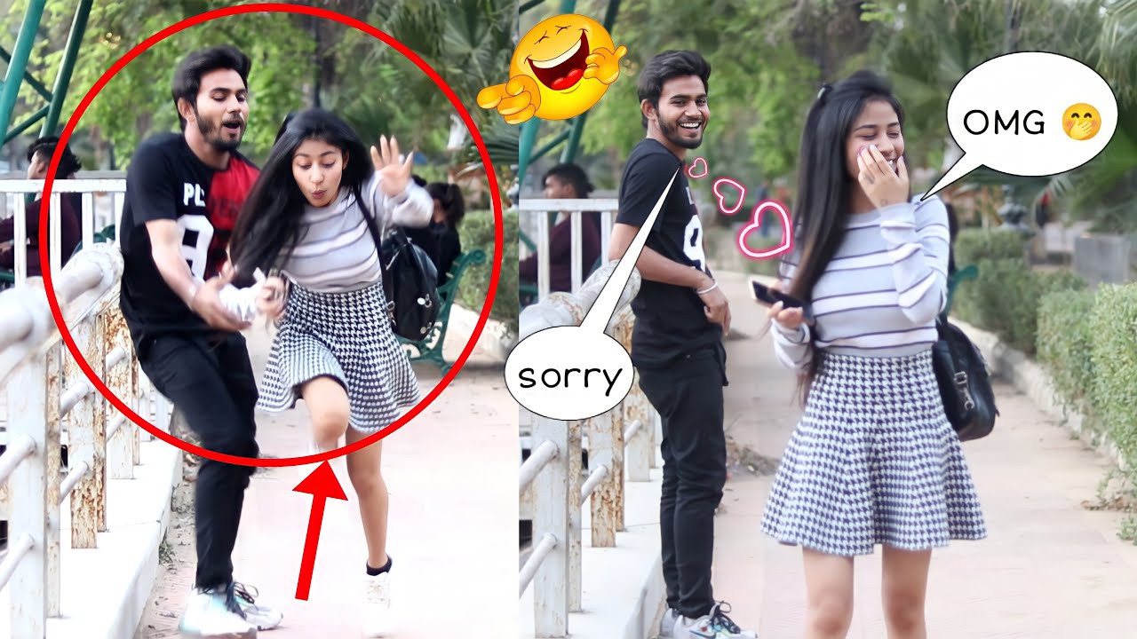 LEG TAPPING PRANK ON STRANGERS | DR PRANK | EPIC REACTIONS - YouTube
