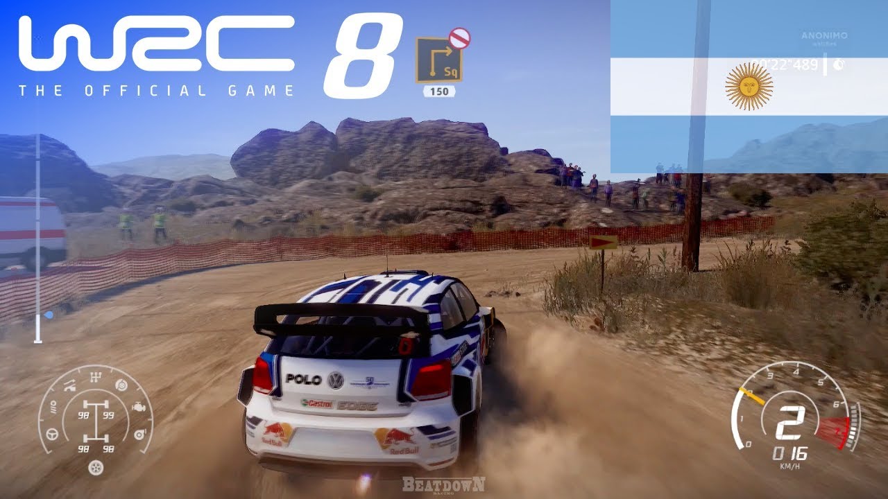 WRC 8 - Rally Argentina in the VW Polo R WRC + Full Replay - YouTube
