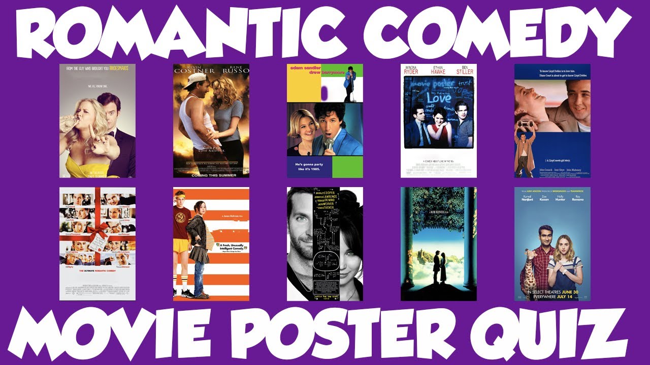ROMANTIC COMEDY MOVIE POSTER QUIZ - YouTube