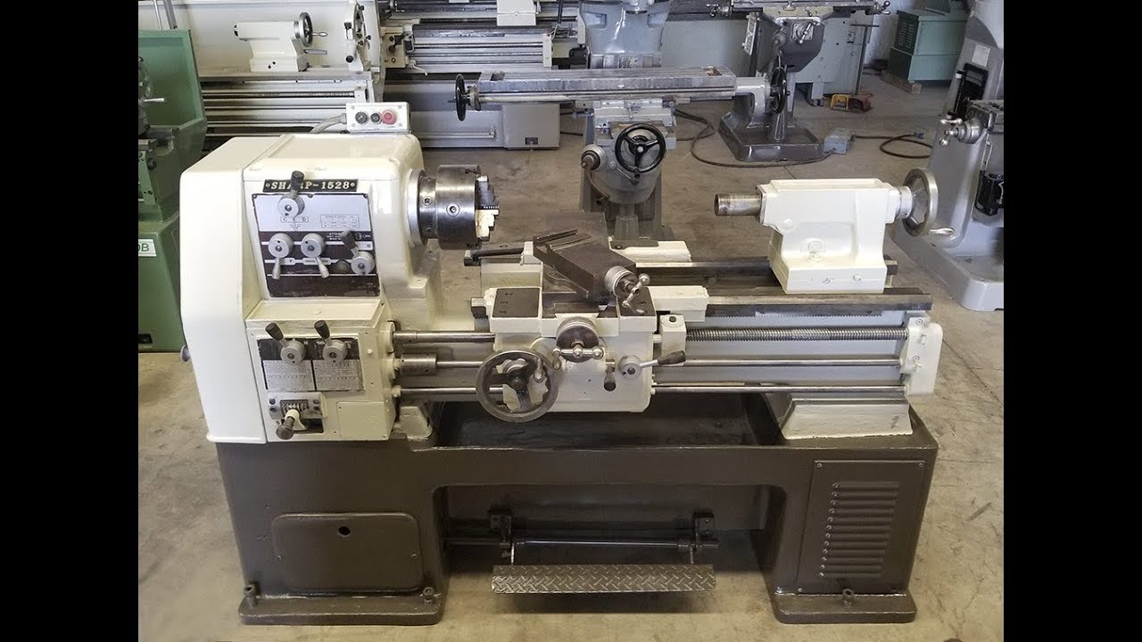 VENDIDO Torno sharp 1528 // Industrias Frimar // Maquinaria ...