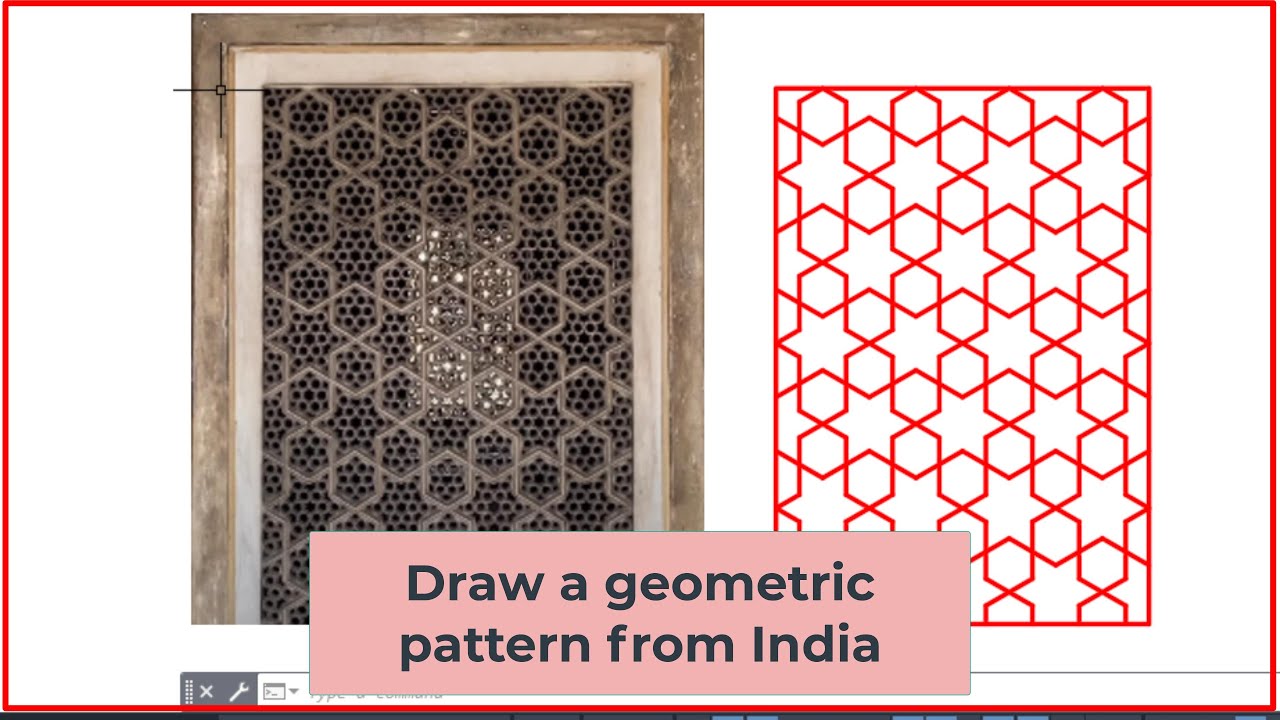 Draw geometric pattern from India (2) Itimad-ud-Daulah's Tomb in Agra ...