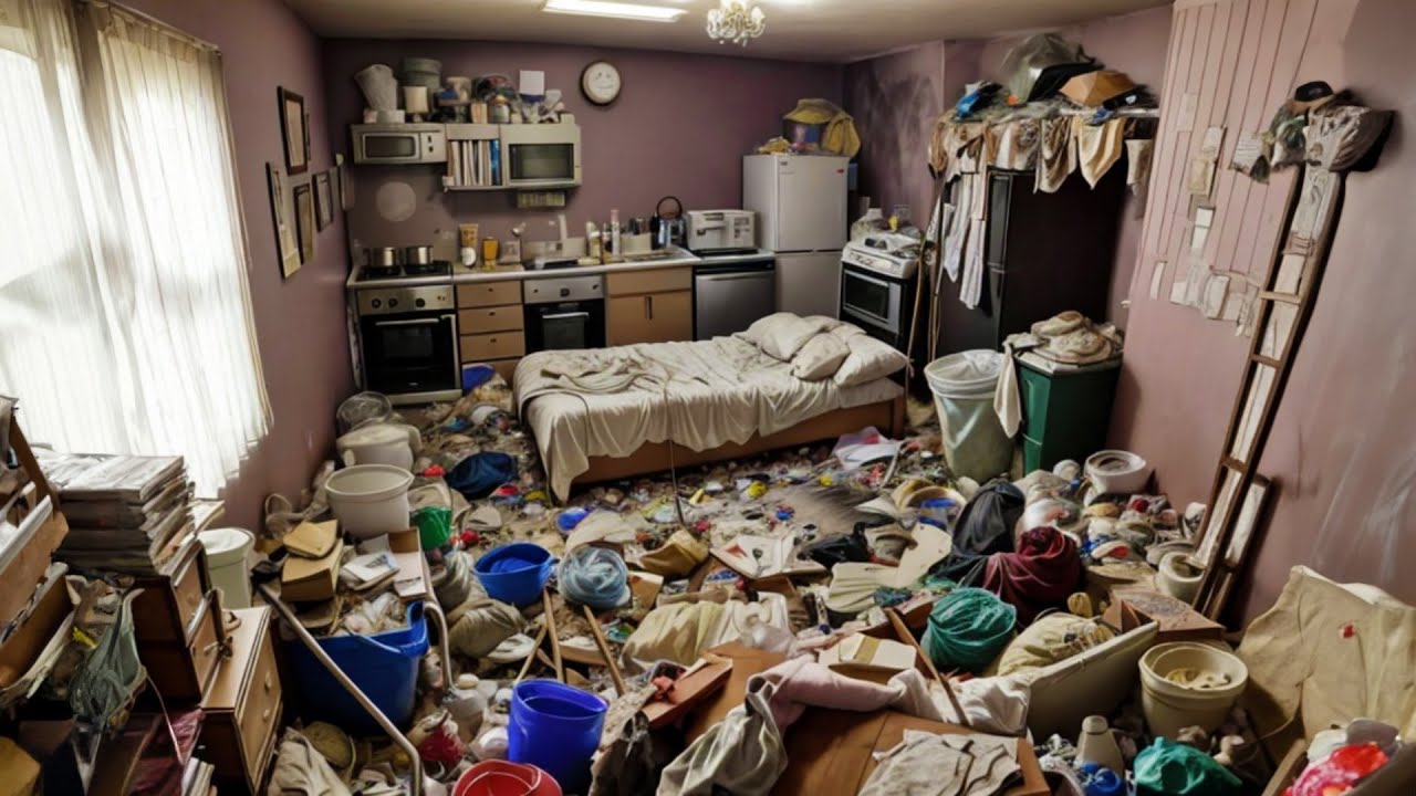 24 hours to make a messy home clean and tidy⁉️ Struggling with a Filthy ...