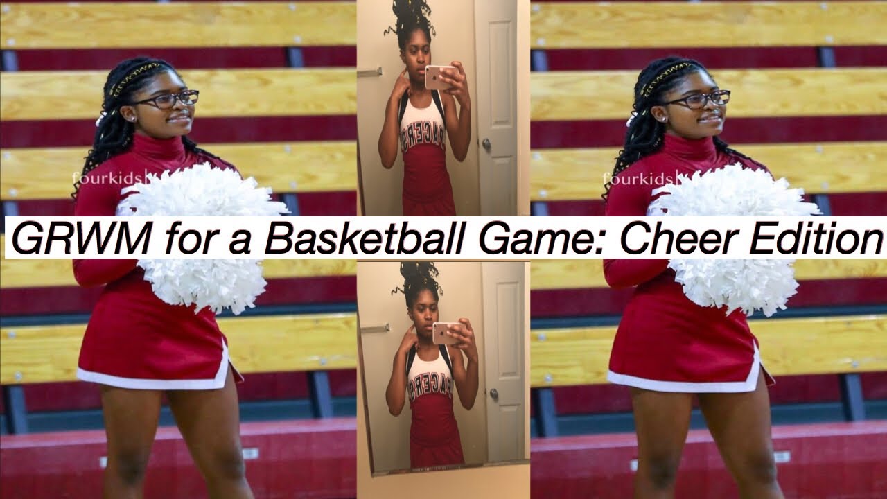 GRWM for a Basketball Game: Cheer Edition - YouTube