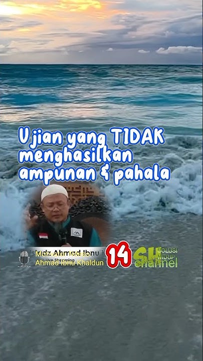 Ujian yang tidak menghasilkan ampunan dan pahala #shorts - YouTube