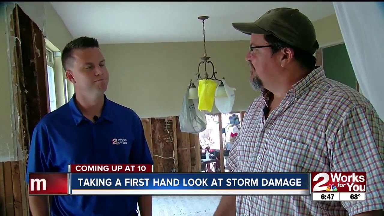 Chief Meteorologist Mike Collier takes a first hand look at storm ...