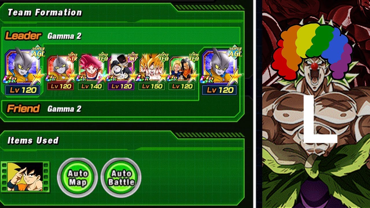 Destroying "Ultimate" Red Zone Broly on Auto mode (Dokkan Battle) - YouTube