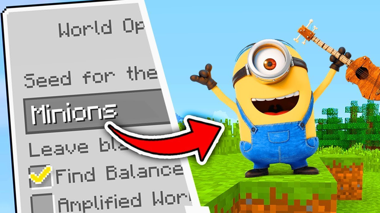 Minecraft:We Found MINIONS ON THIS SEED!(Ps3/Xbox360/PS4/XboxOne/WiiU ...