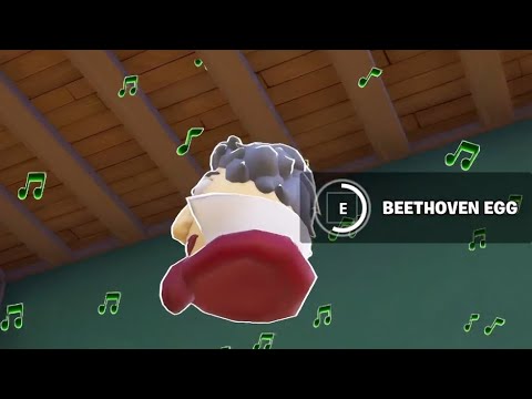 🥚 MYTHIC BEETHOVEN EGG LOCATION 🔍 FORTNITE 🔍 Egg Hunt 4 🥚100+ EGGS! 🐰 ...
