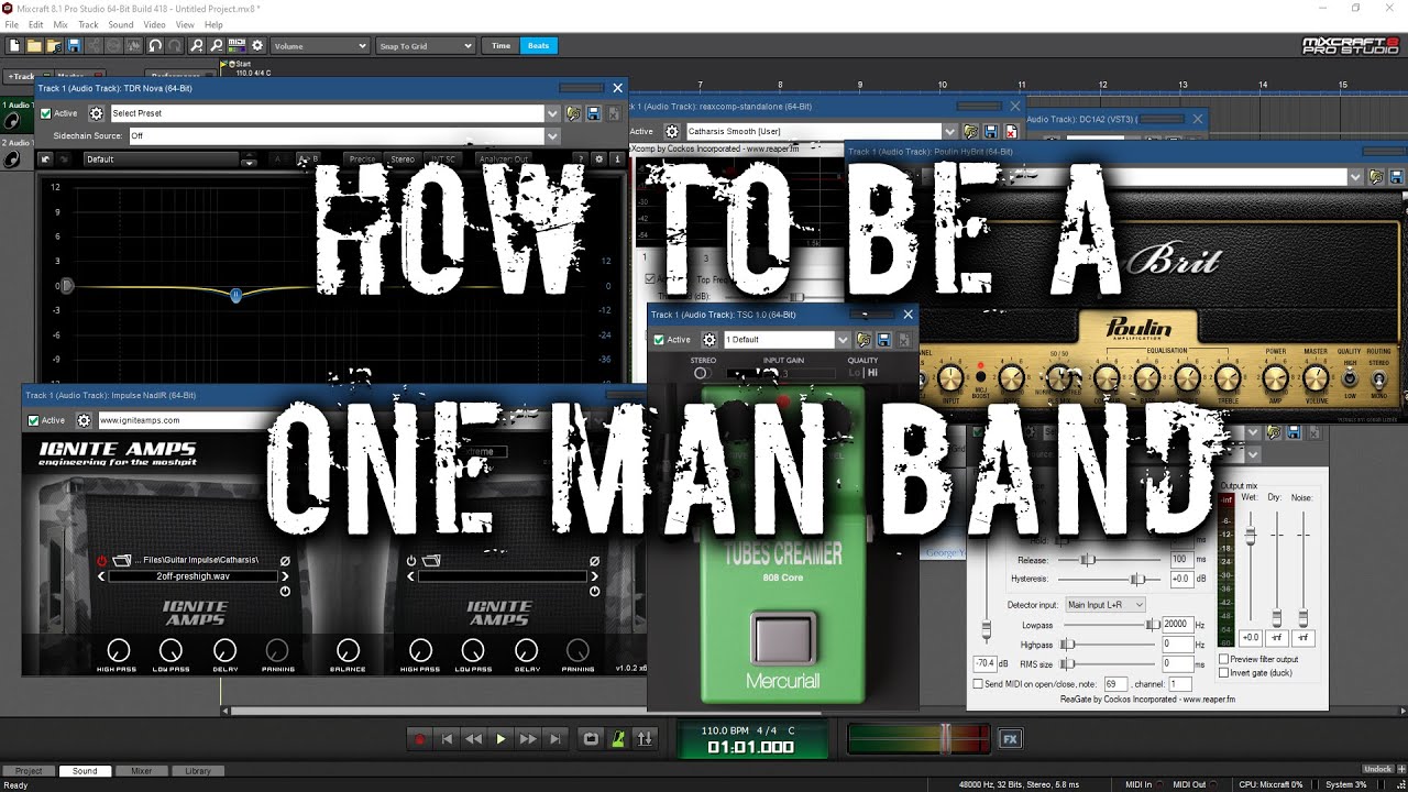How To Be A One Man Band - YouTube