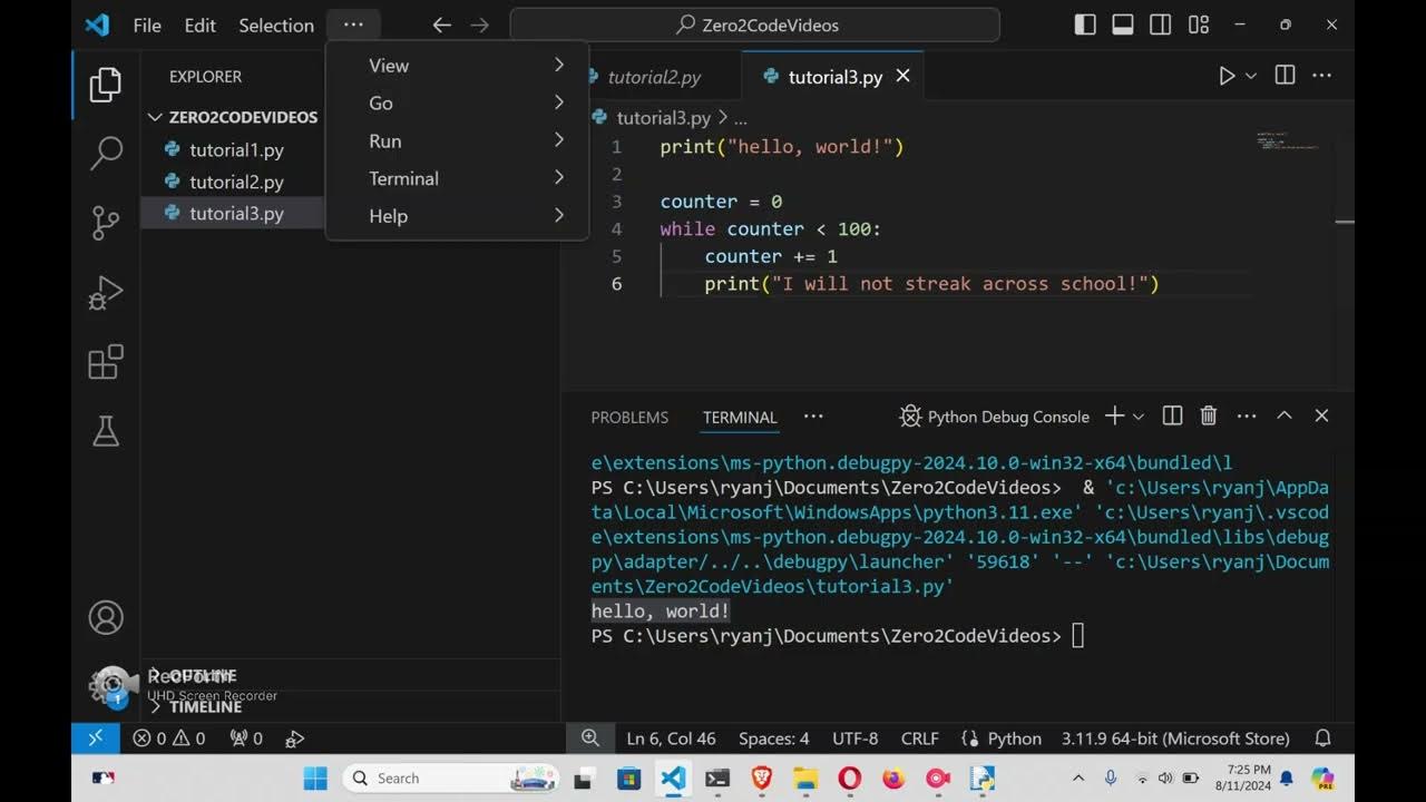 Zero2Code Video 4: Python If Else Birthday Reminder, Part 4 - YouTube
