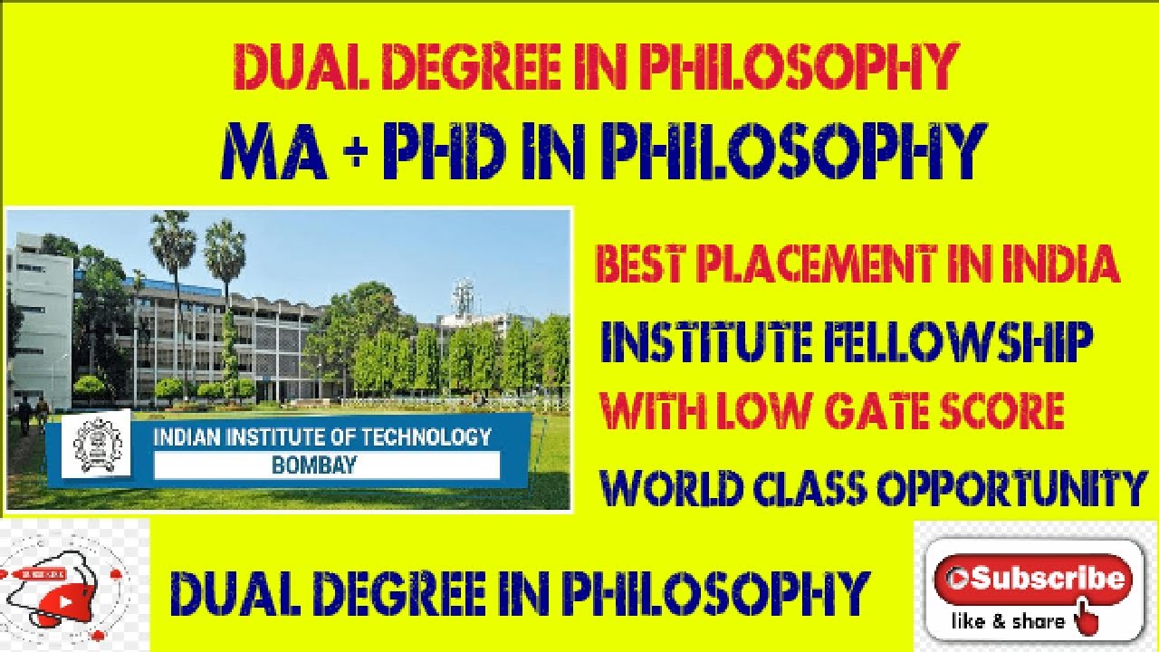 DUAL DEGREE PROGRAM IN PHILOSOPHY ।। MA+PhD DEGREE IN PHILOSOPHY ...